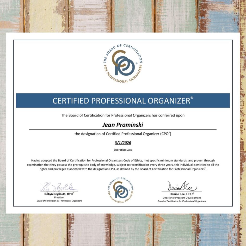 CPO Certificate Renewed! - Seattle Sparkle | Professional Home ...